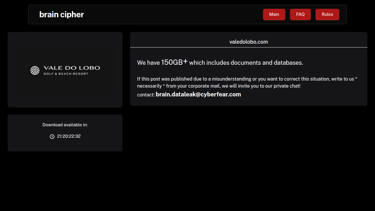 brain cipher details